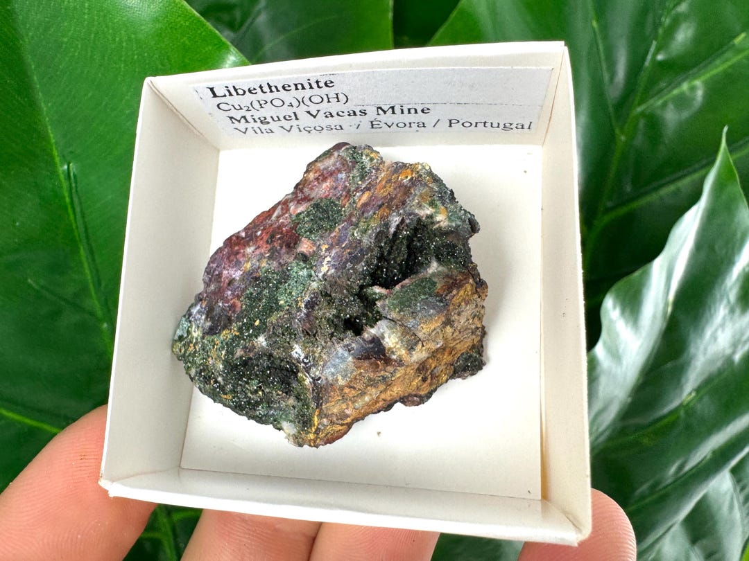 Rare LIBETHENITE From Portugal,mineral,specimen,mineral Libethenite ...