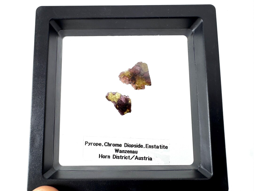 Pyrope,chrome Diopside,enstatite Wanzenau Horn District,austria,slice ...