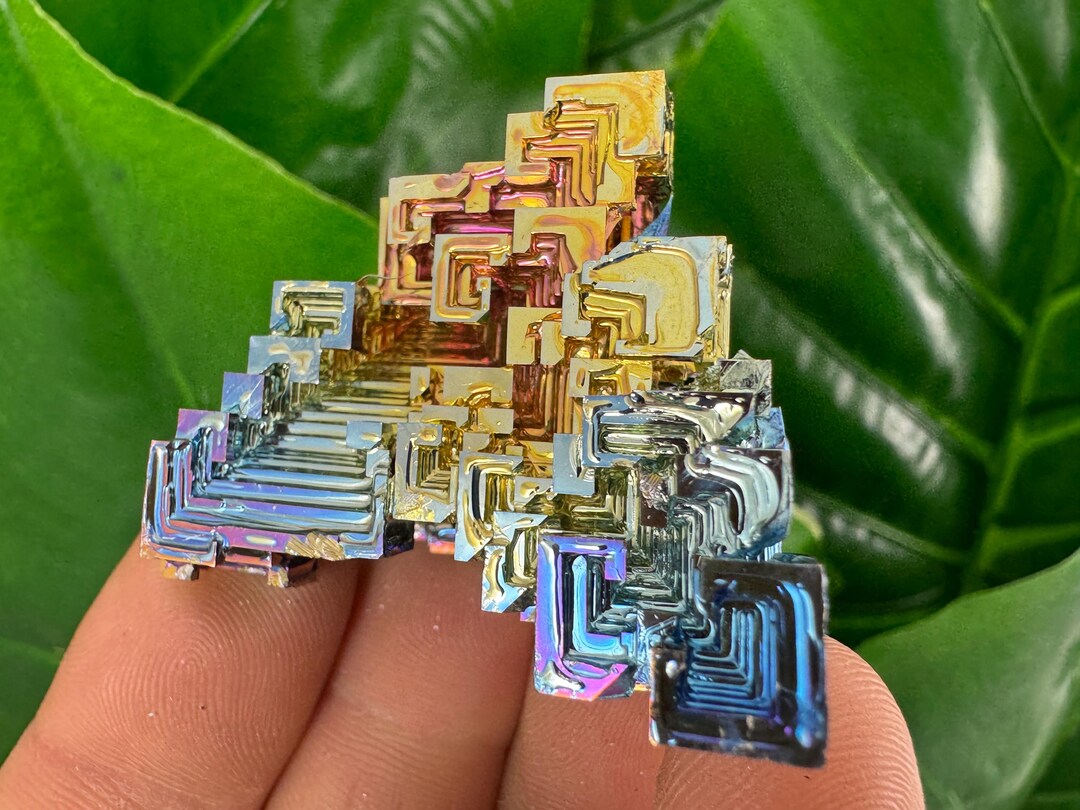 Rainbow Bismuth Cluster,bismuth Specimen,bismuth Crystal,lab Grown ...