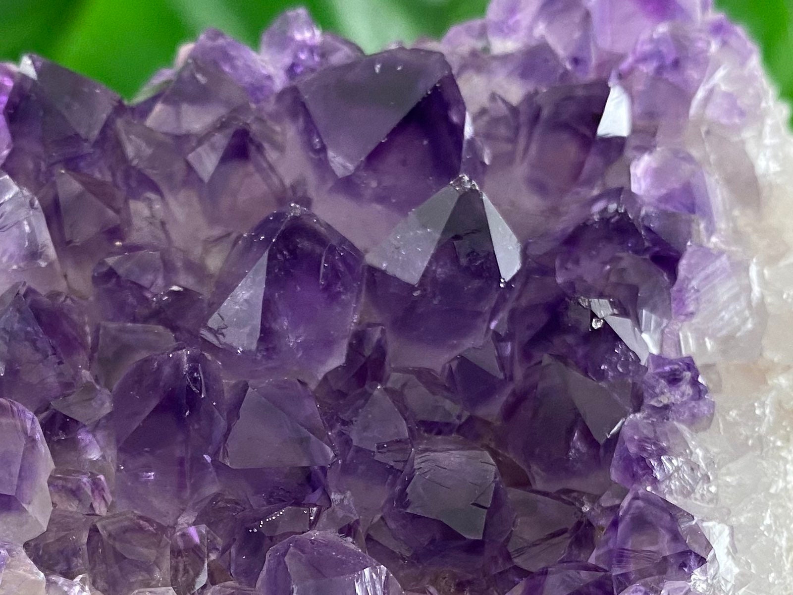 Amazing Color Amethyst From Uruguaynatural Amethystpurple | Etsy