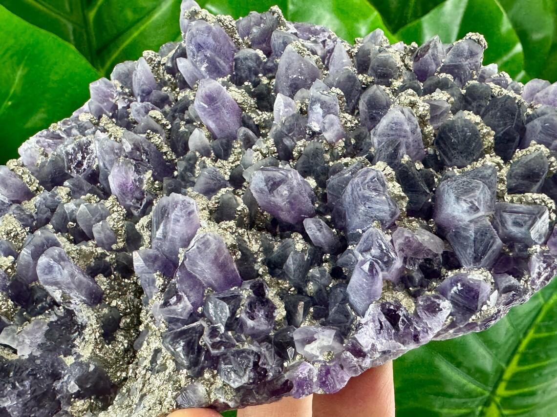 Rare Amethyst With Pyrite From Chala Mine Bulgaria,bulgarian Amethyst ...