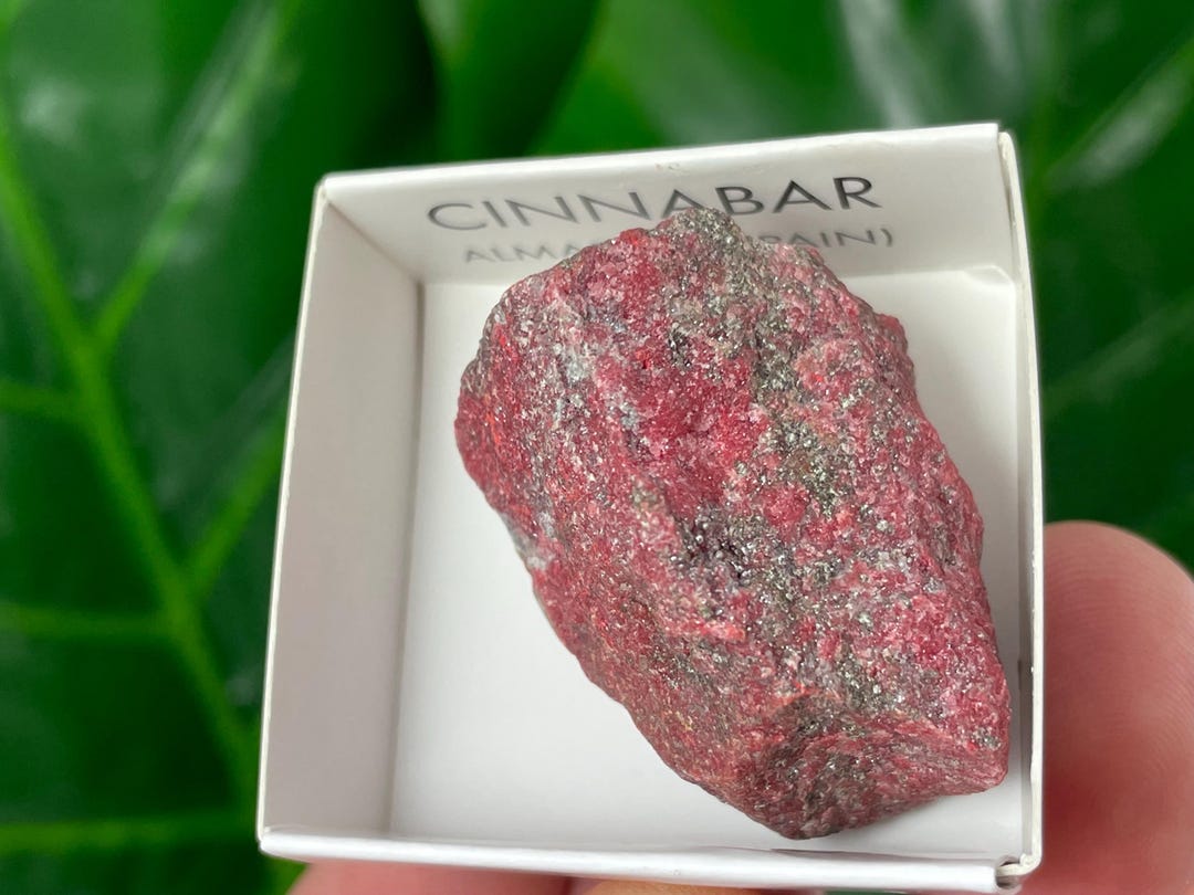 Beautiful CINNABAR From Almaden,spain,cinnabar Stone,raw Cinnabar ...