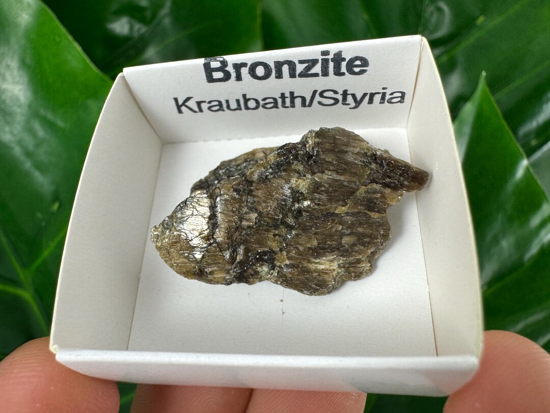Very Nice Golden Bronzite From Austria,kraubath,styria,mineral,specimen ...