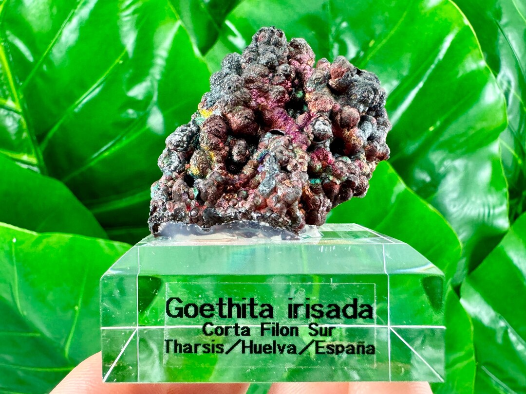 Rare Iridescent Geothite From Spain, Geothite Crystal,iridescent ...