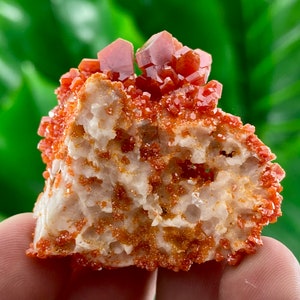 A Very Nice Vanadinite From Morocco,crystal, Mineral,specimen,cluster ...