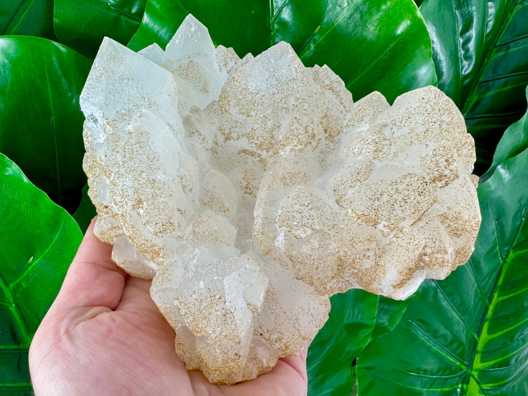 Large Quartz With Brown Rhodochrosite From Drujba Mine,laki,bulgaria ...