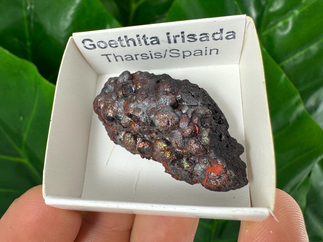 Rare Iridescent Geothite Crystal Cluster From Spain - Etsy