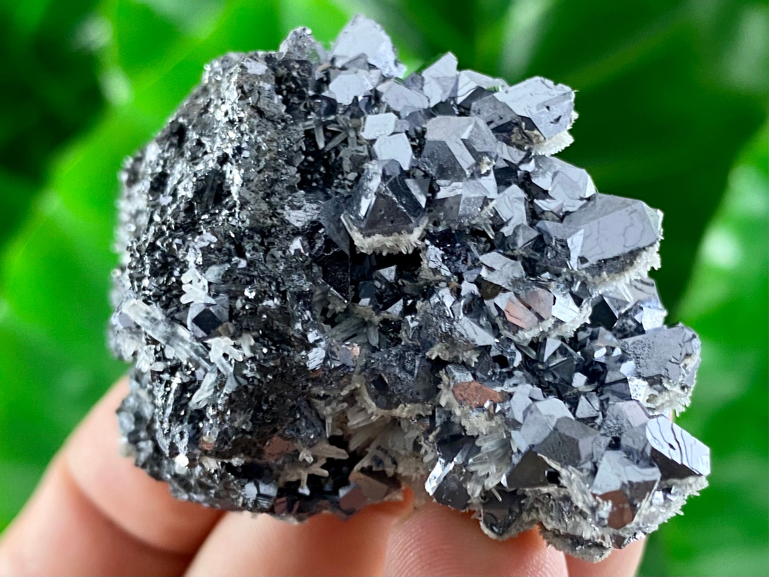 Shiny Galena with Quartz from Krushev dol mine,Madan,Bulgaria ...