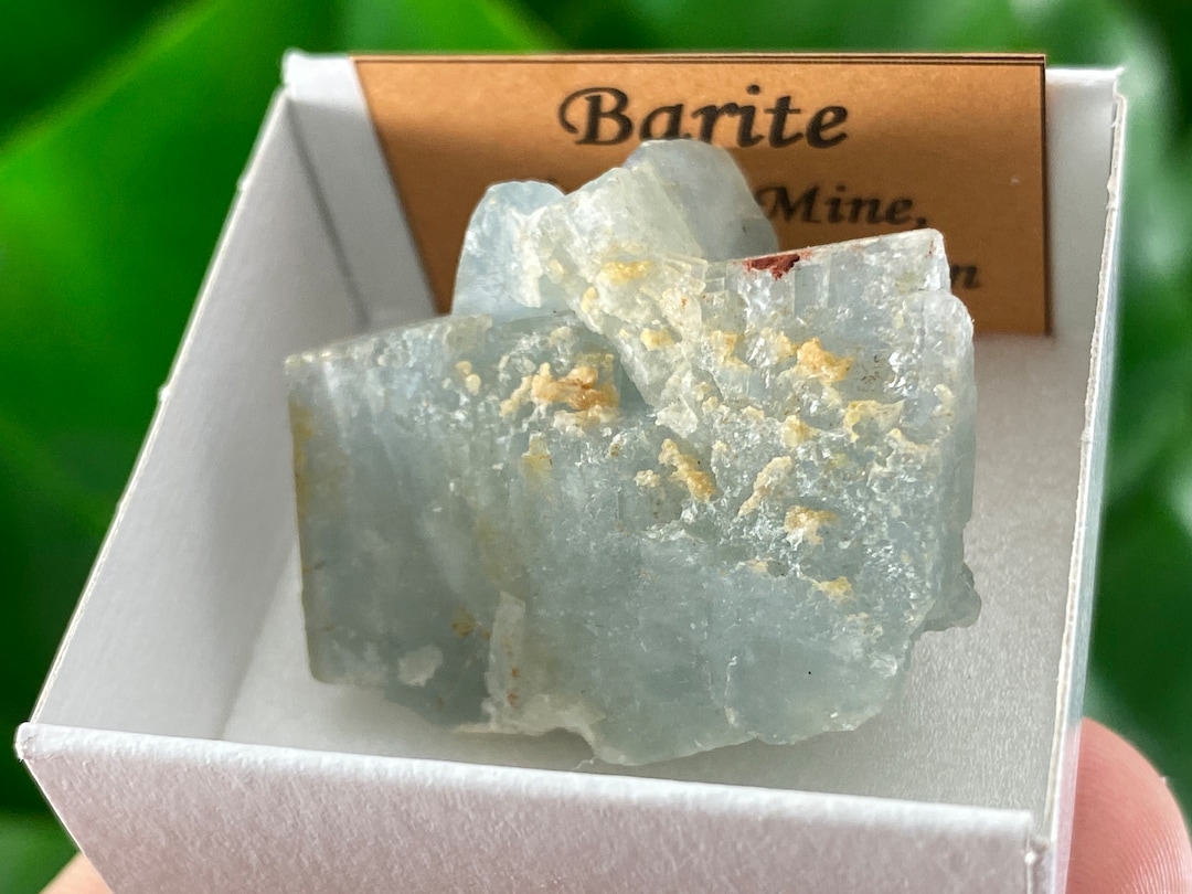 Amazing Blue Barite From Spain,mineral Specimen,blue Barite,spanish ...