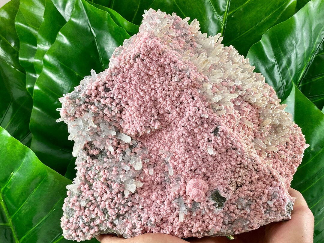 Extra Large Museum Double Sided Rhodochrosite With Stilbite and Quartz ...