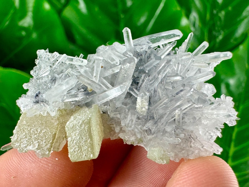 Aesthetic Transparent Quartz With Calcite From 9th September Mine,madan ...