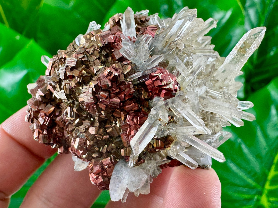 Red Pyrite With Quartz From Krushev Dol Mine,madan,bulgaria,home Decor ...