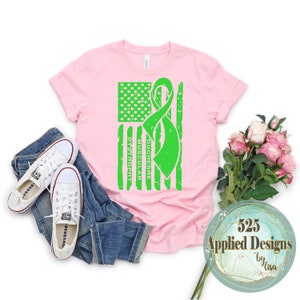 Duchenne Muscular Dystrophy Awareness Ribbon American Flag Cutting File ...