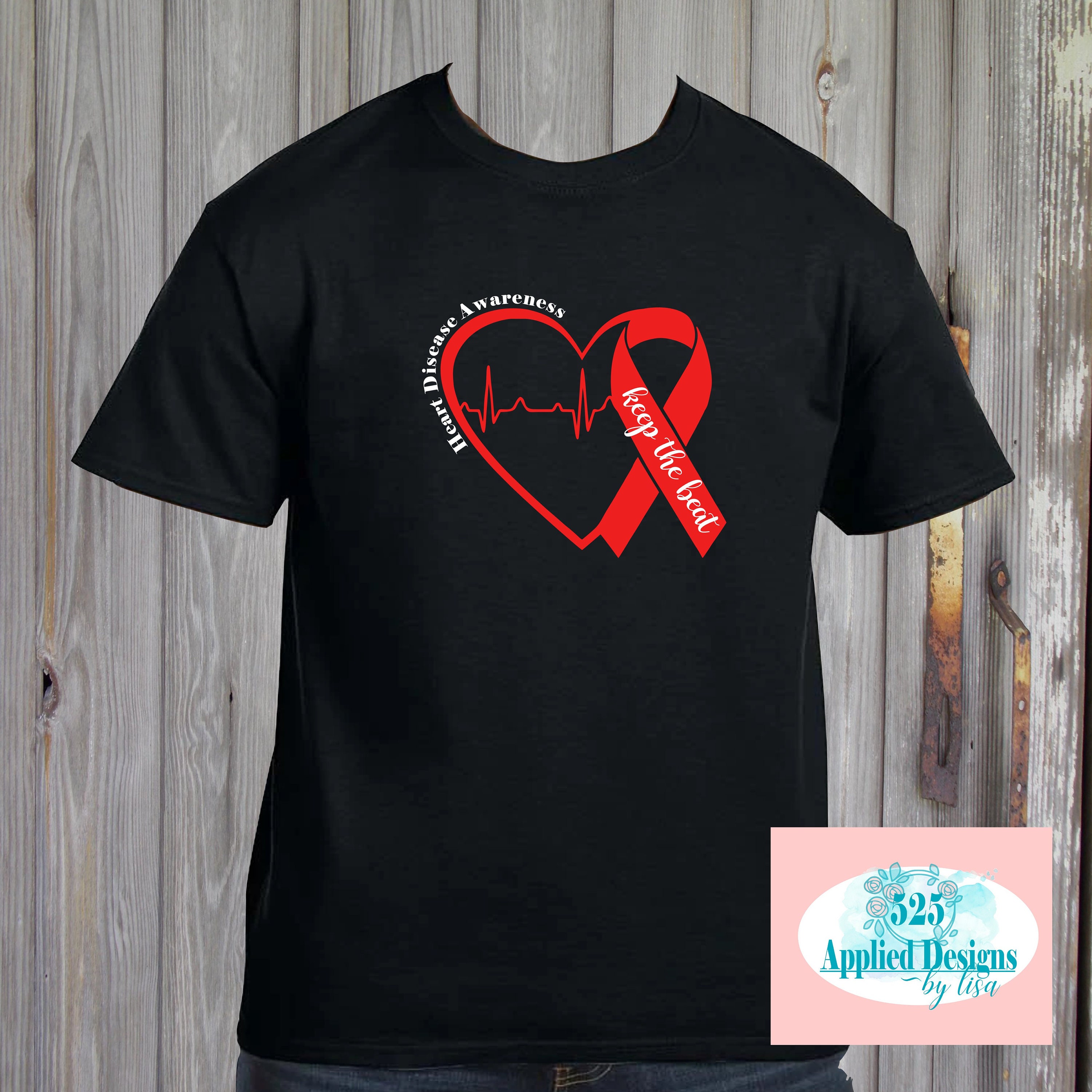 Heart Disease Awareness Ribbon and Heart Cutting File - Etsy