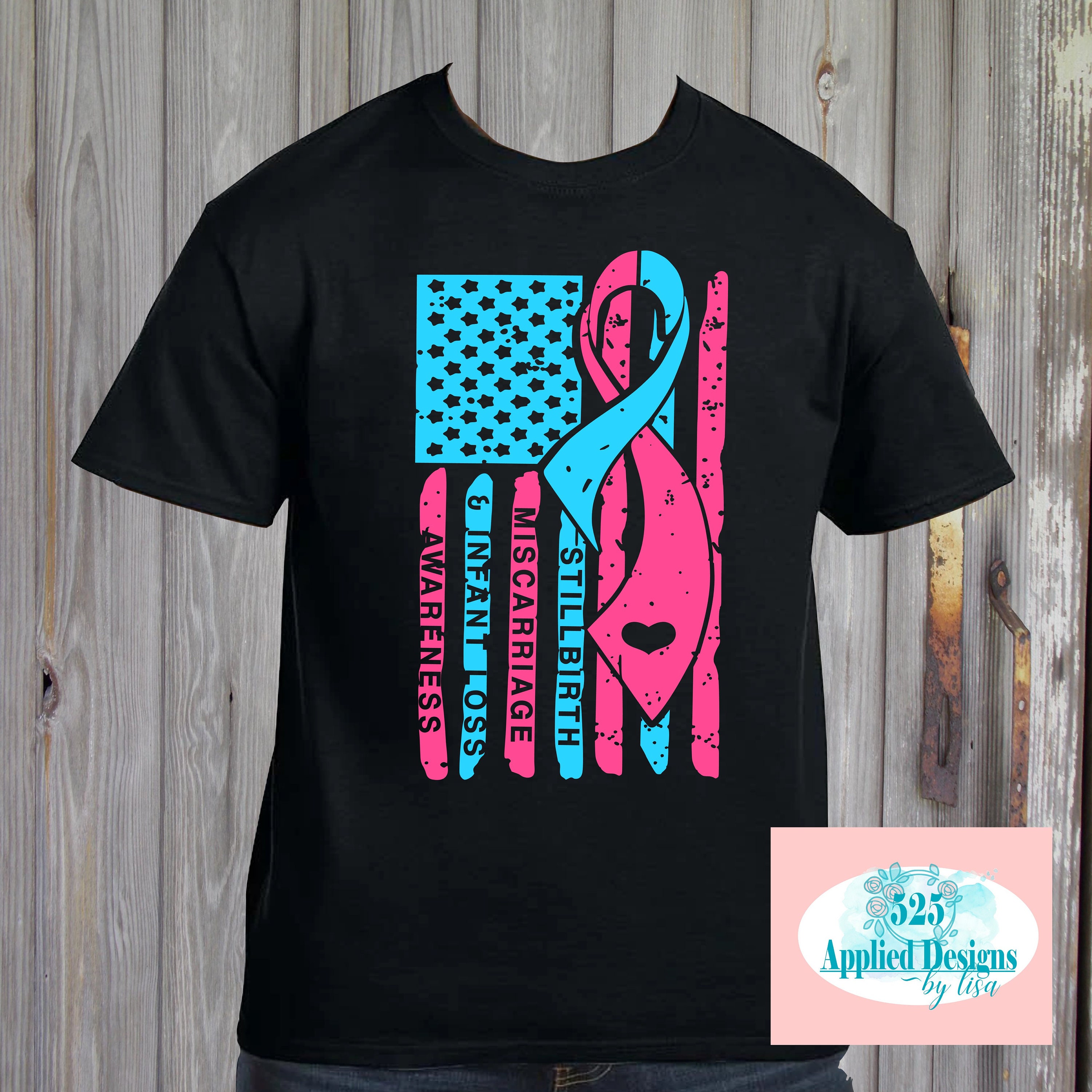 Stillborn Miscarriage & Infant Loss Awareness Ribbon American - Etsy UK