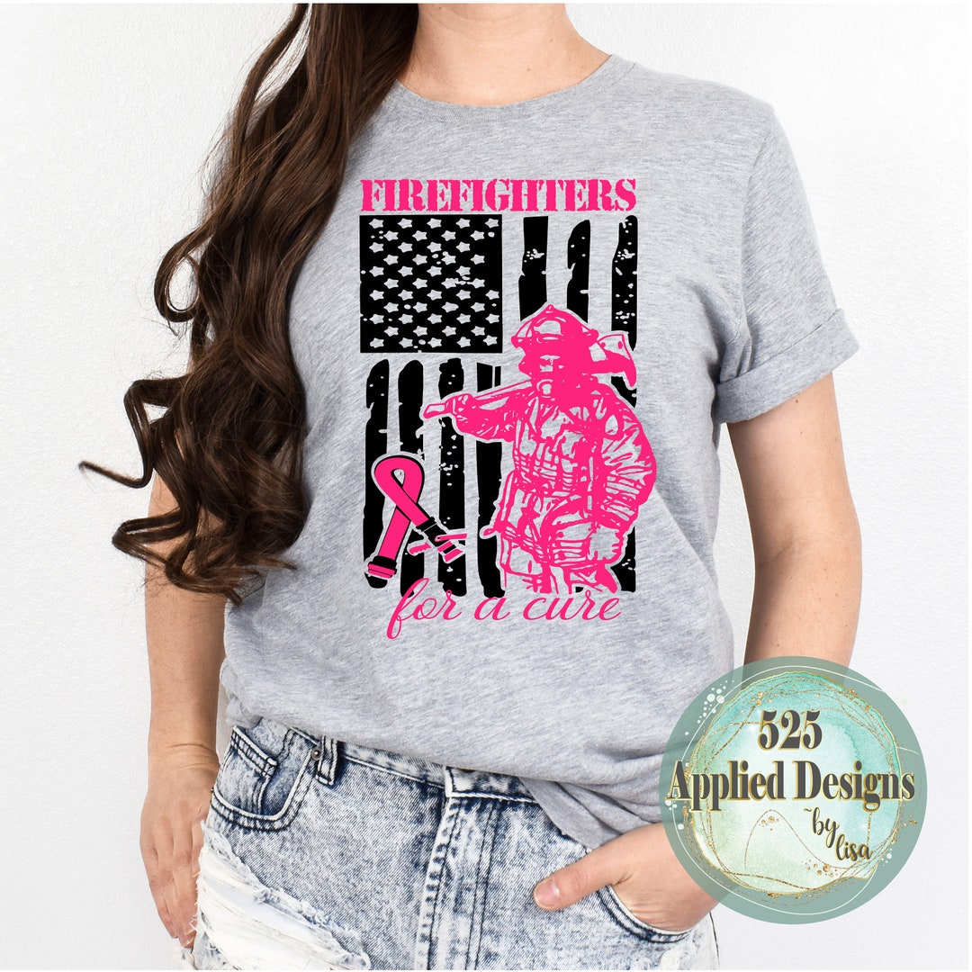 Firefighters for a Cure, Cutting File, Breast Cancer, Silhouette Cameo ...