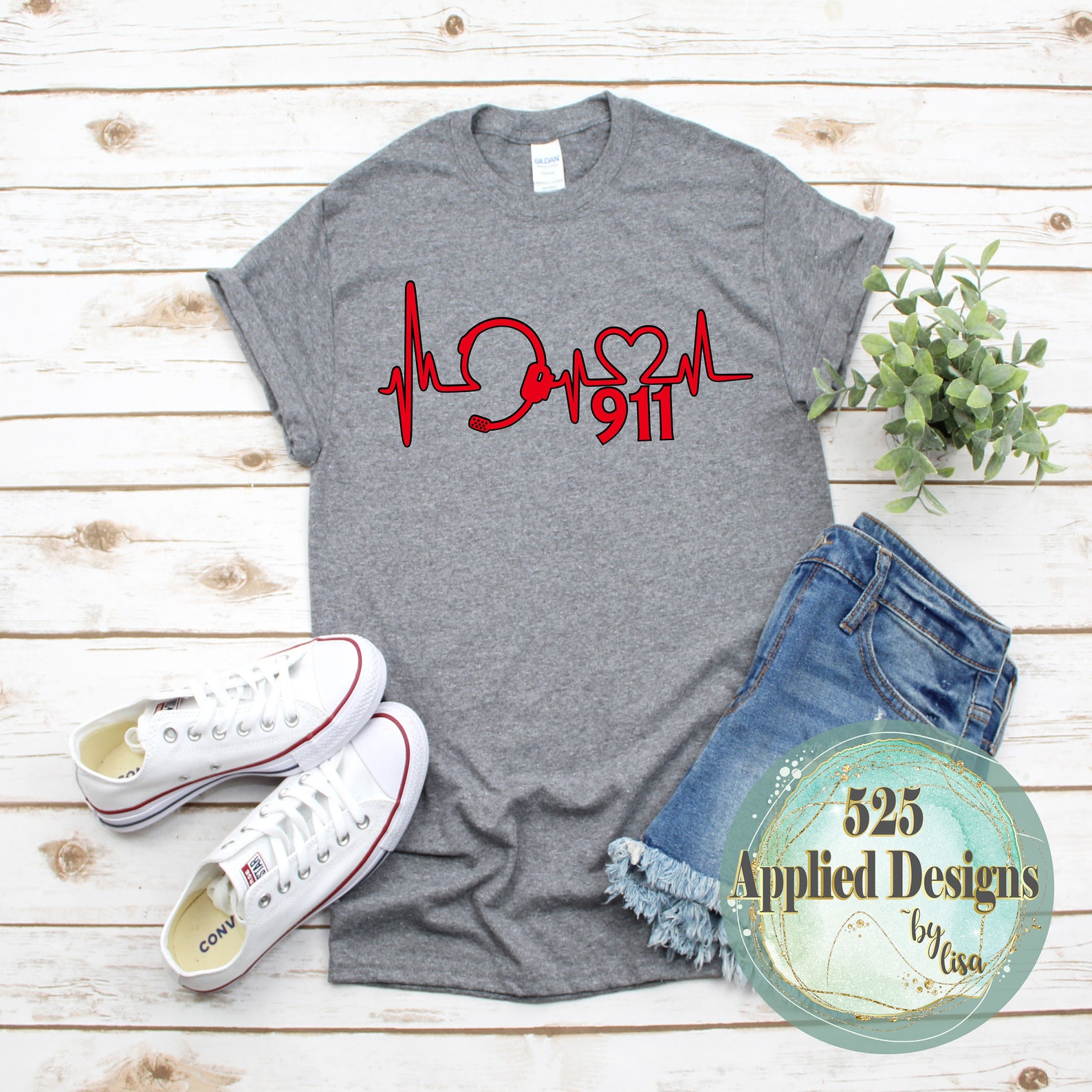 911 Headset With Heartbeat and Heart Cutting File, SVG, Jpg, PNG ...