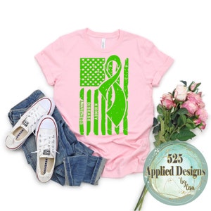 Kidney Disease Awareness Ribbon American Flag Cutting File, Silhouette ...