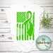 Kidney Disease Awareness Ribbon American Flag Cutting File, Silhouette ...