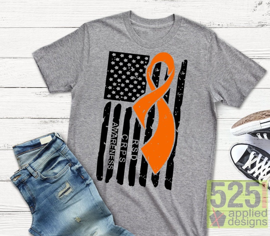 Rsd Crps Awareness Ribbon American Flag Cutting File Studio - Etsy