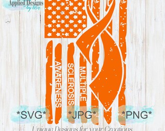 Multiple Sclerosis Awareness Svg - Etsy