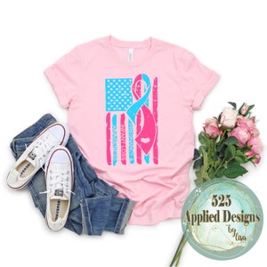 Pregnancy and Infant Loss Awareness Ribbon American Flag Cutting File ...