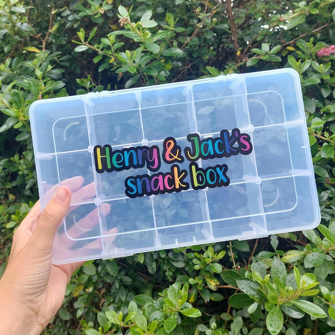 Personalised Snack Box, Travel Snack Box, Travel Snacks, Personalised ...