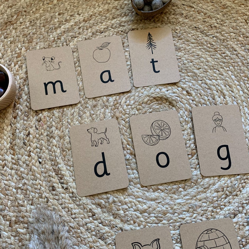 Phonics Flashcards Montessori Learning Resource - Etsy Canada