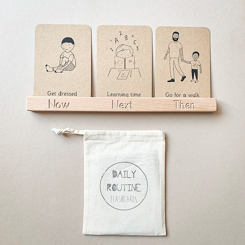 Kids Visual Schedule Daily Routine Activity Cards and Chore - Etsy