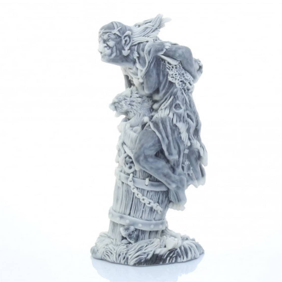 Baba Yaga Mortar Cat Mystique Figurines Folklore Figurine - Etsy