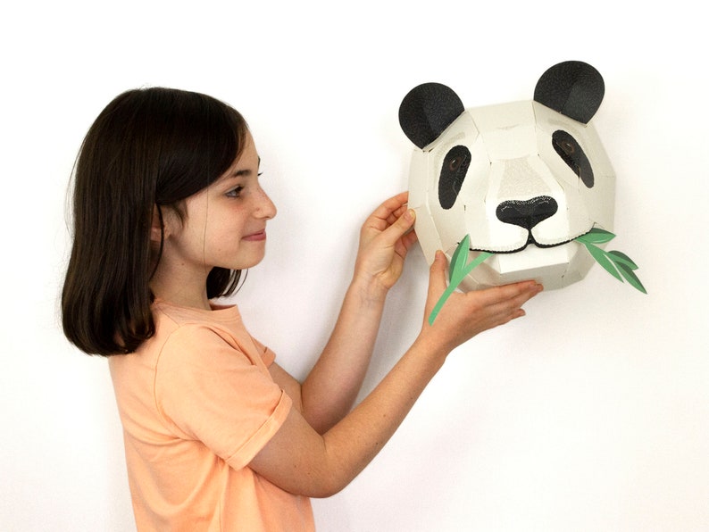 Create Your Own Giant Panda Head - Etsy UK