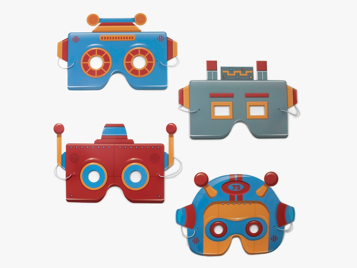 Robot Mask Kit - Etsy