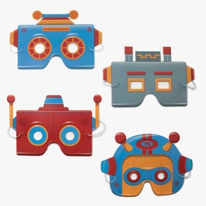 Robot Mask Kit - Etsy