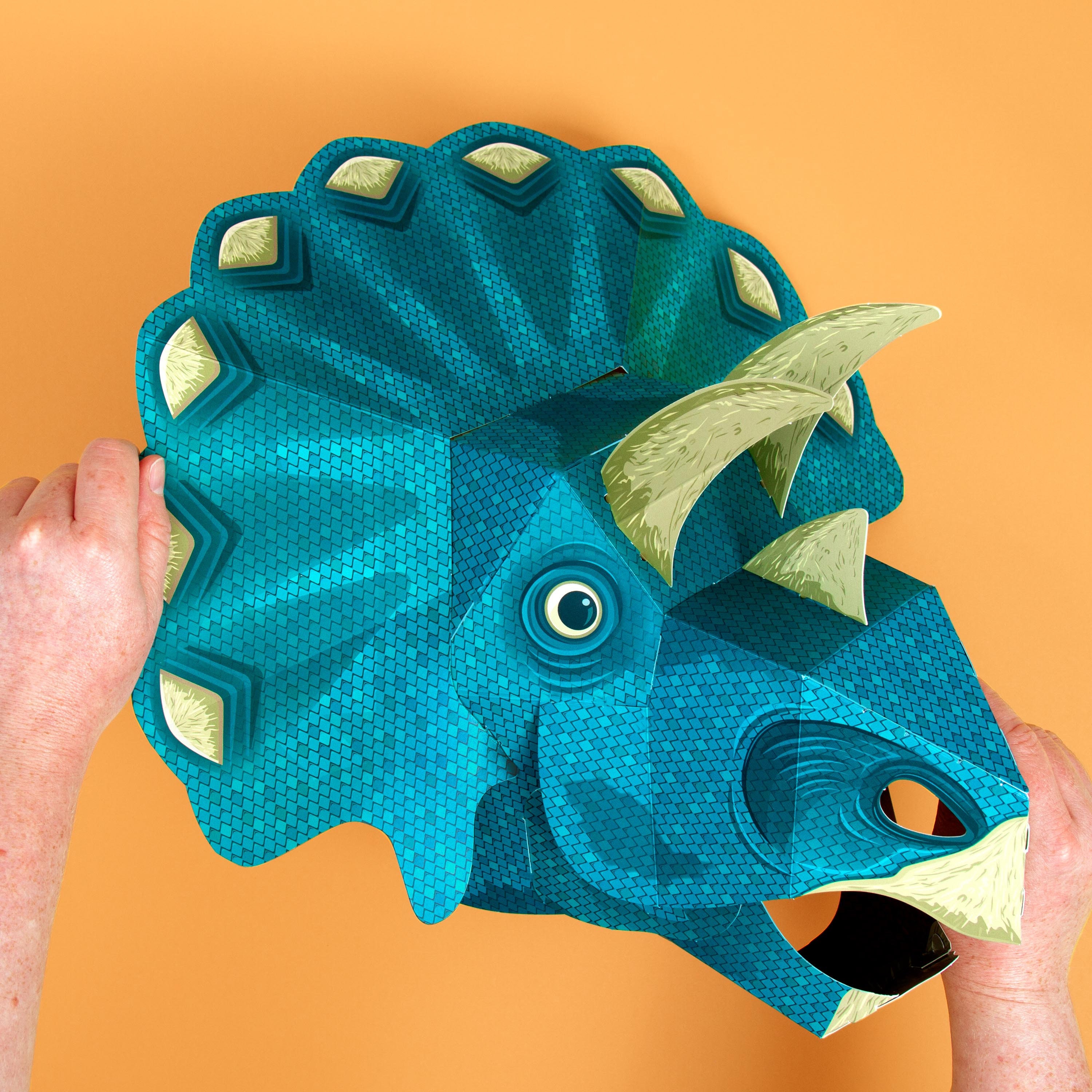 Make Your Own Triceratops Mask - Etsy
