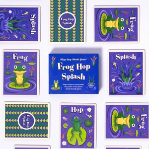 Frog Hop Splash Card Game - Etsy