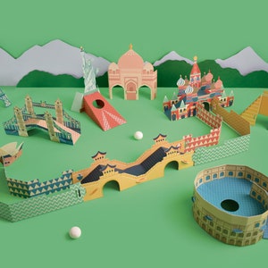 Create Your Own World Flick Golf - Etsy UK