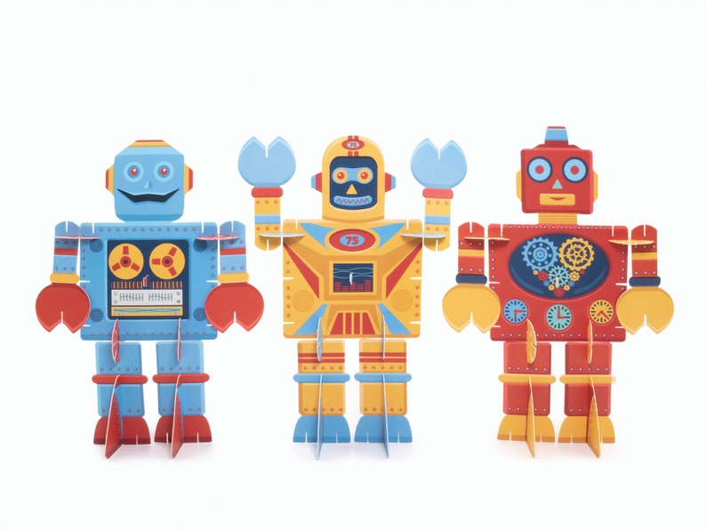 The Amazing Build-a-bots Robot Kit - Etsy