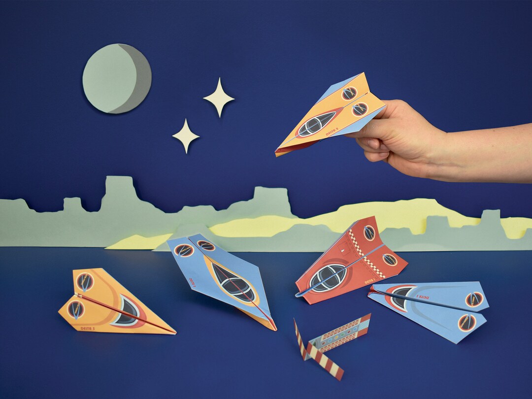 Delta Force Flyers Paper Plane Activity Kit - Etsy