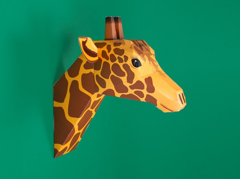 Create Your Own Gentle Giraffe Head - Etsy