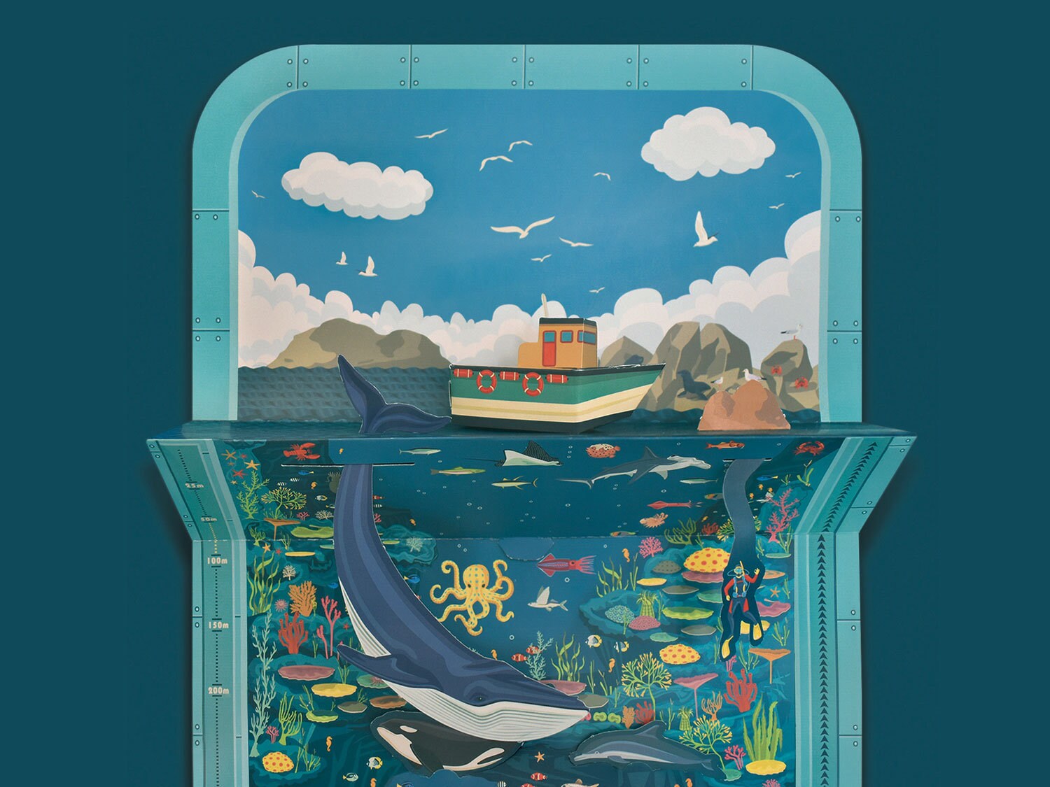 Create Your Own Deep Blue Seascape - Etsy