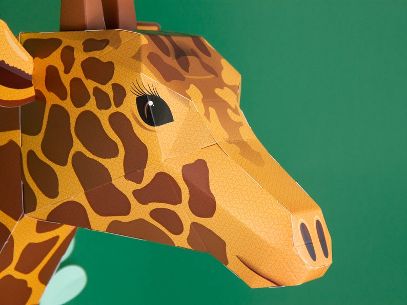 Create Your Own Gentle Giraffe Head - Etsy