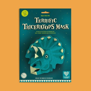Make Your Own Triceratops Mask - Etsy