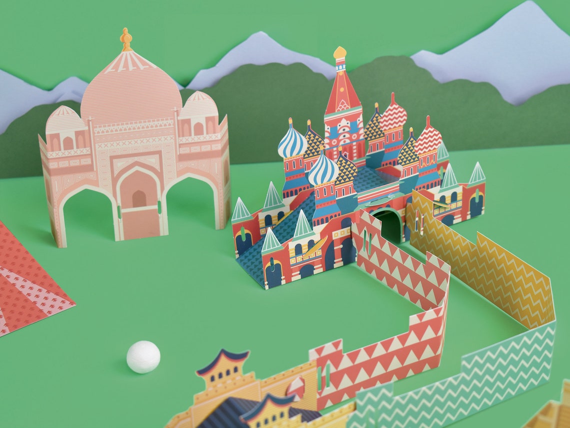 Create Your Own World Flick Golf - Etsy UK