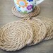 Hemp Rope Coasters Rope Drink Coaster Nautical Decor Cup | Etsy
