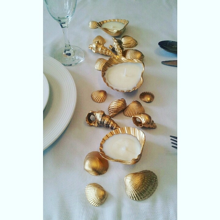 Wedding Table Decoration Beach Wedding Seashell Table Decor - Etsy