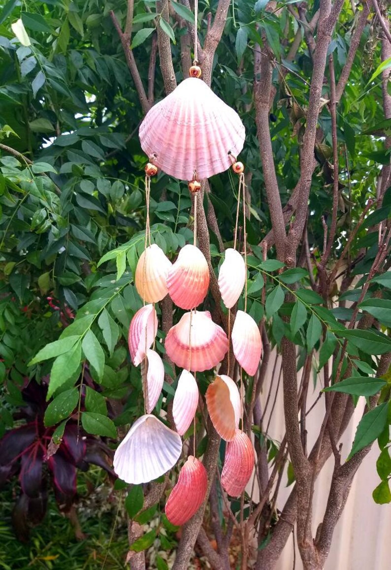 Seashell Wind Chime Windchime Garden Decor Wall Hanging - Etsy