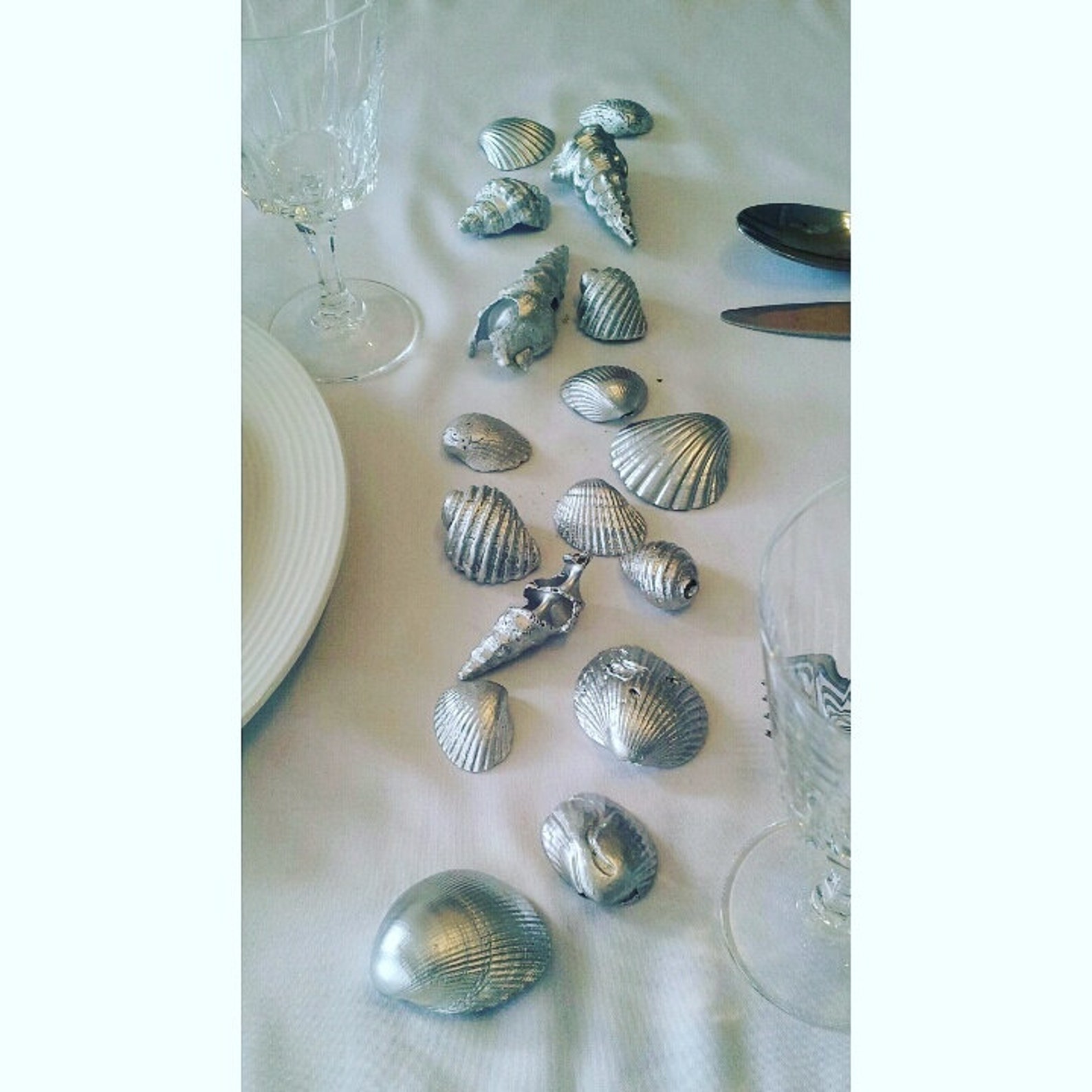 Wedding Table Decoration Beach Wedding Seashell Table Decor - Etsy