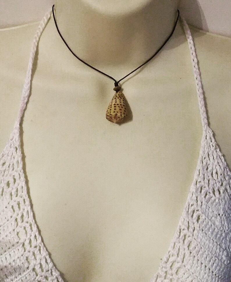 Seashell Choker Necklace Hippie Adjustable Shell Necklace - Etsy