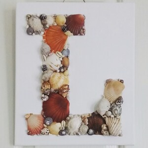 Seashell Letters - Beach Decor -wall Art - Wall Hanging - Wall Decor ...