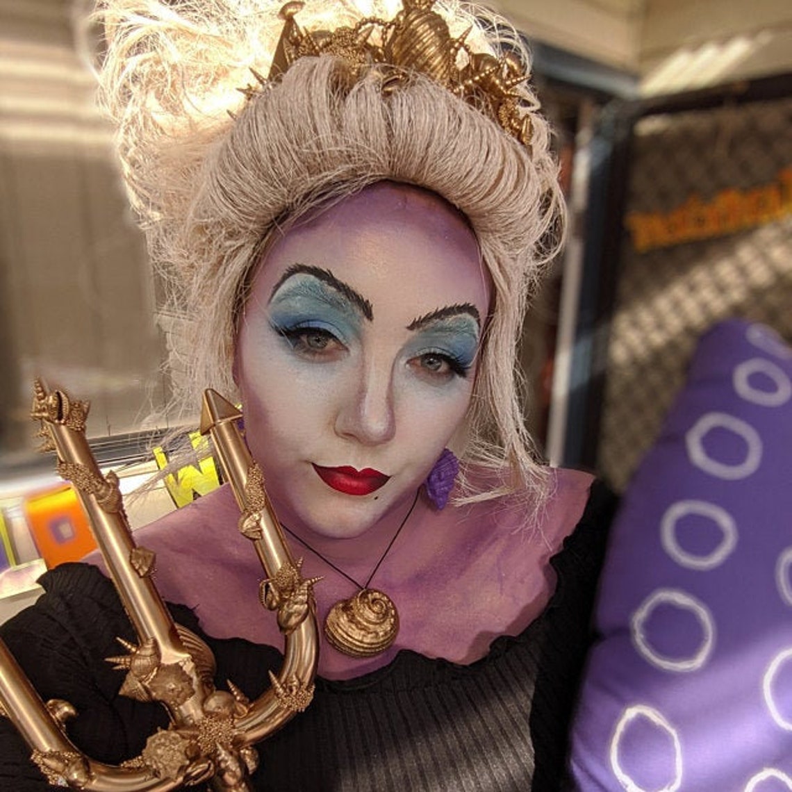Ursula Inspired Necklace and Earring Set - Ursula Costume - Little ...